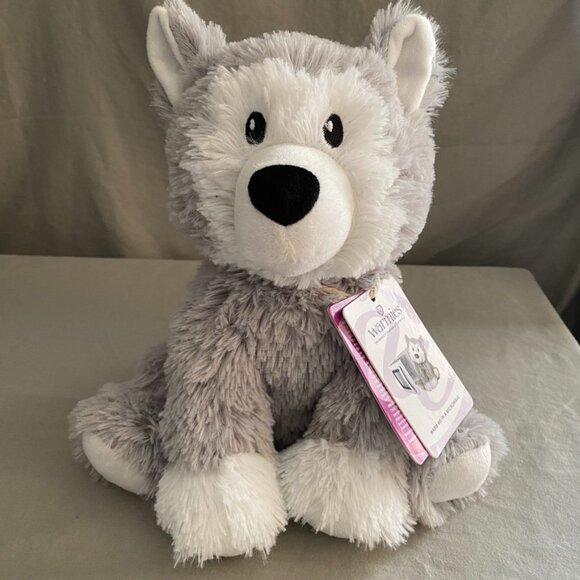 Warmies | Toys | New Nwt Warmies Husky Dog Comforting Microwavable ...